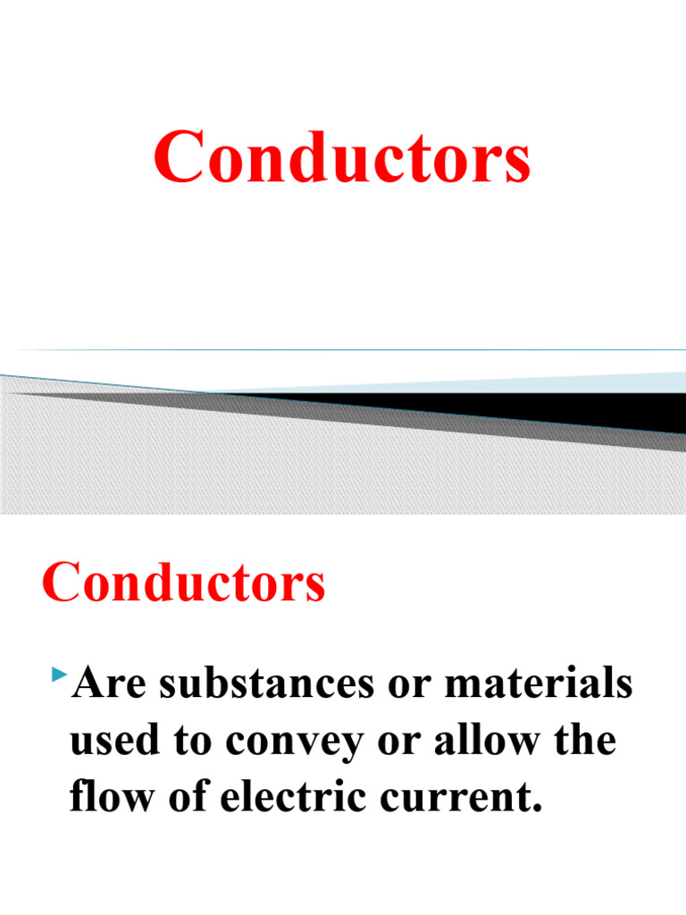 Conductors | PDF