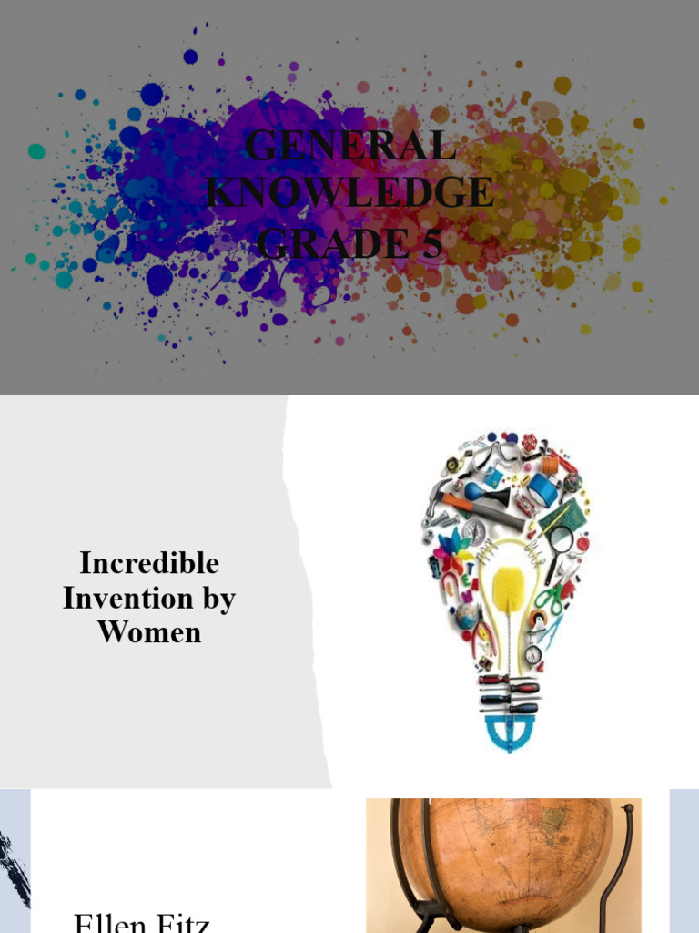 Incredible Invention by Women | PDF