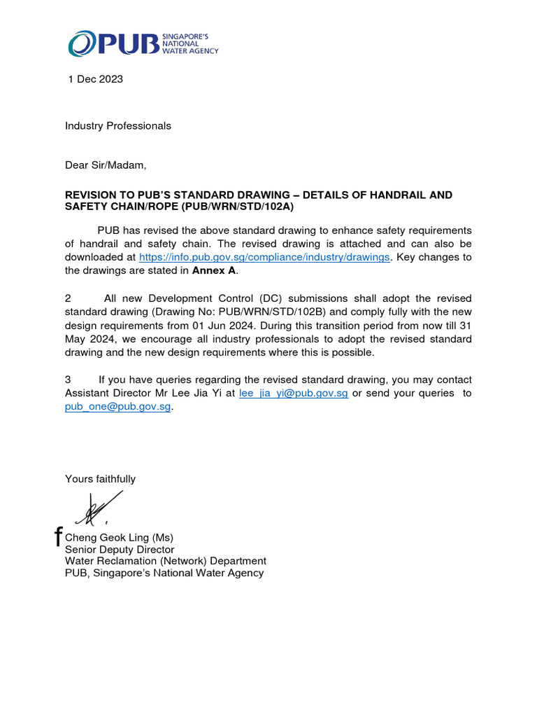Circular Update To Pub STD DWG | PDF