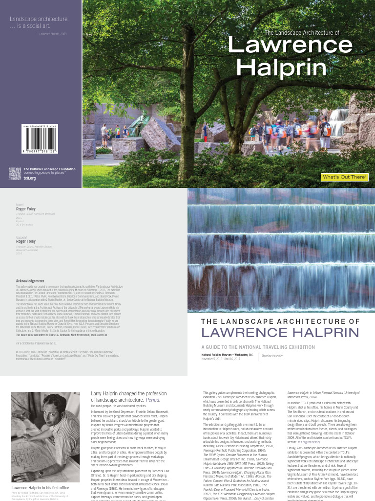 Halprin Gallery Guide 2016 Finalspreads | PDF | Environmental Design ...