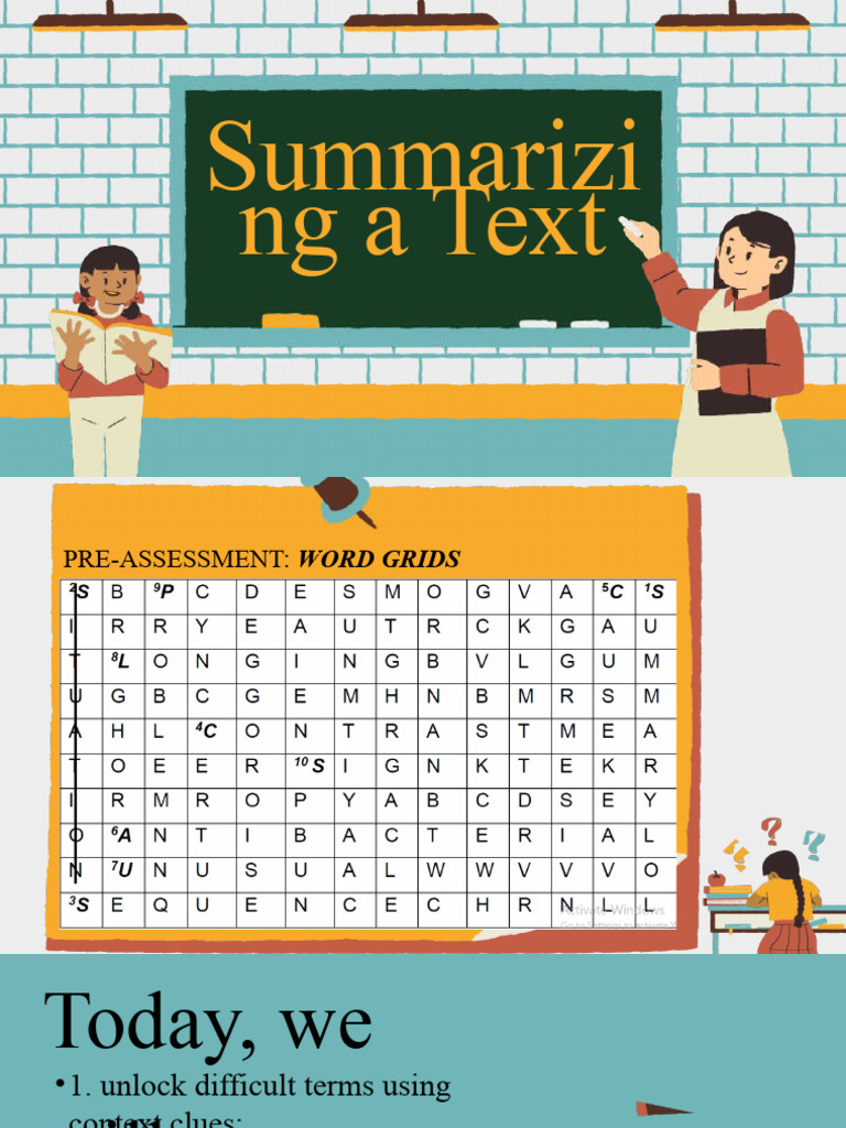 Summarizing A Text | PDF