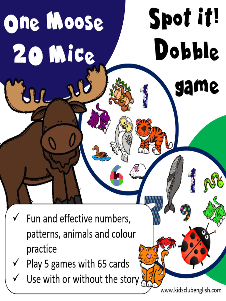 Dobble One Moose Twenty Mice Preview | PDF