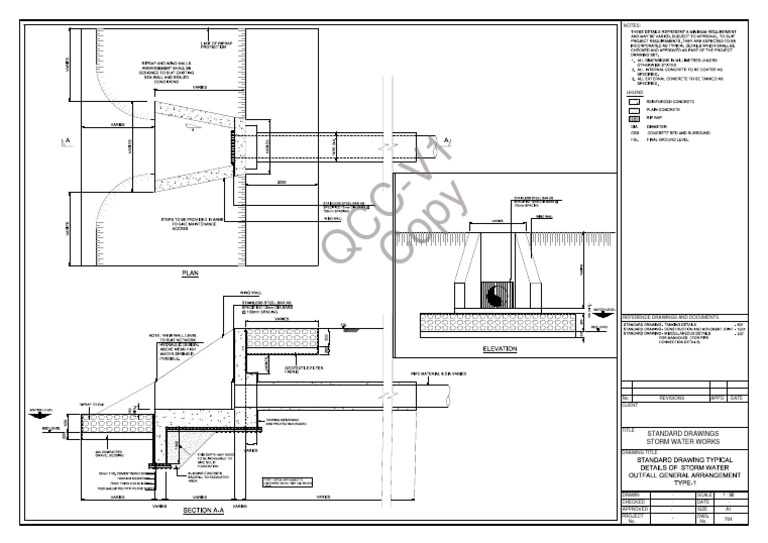 Sstandards Drawings Out Fall | PDF
