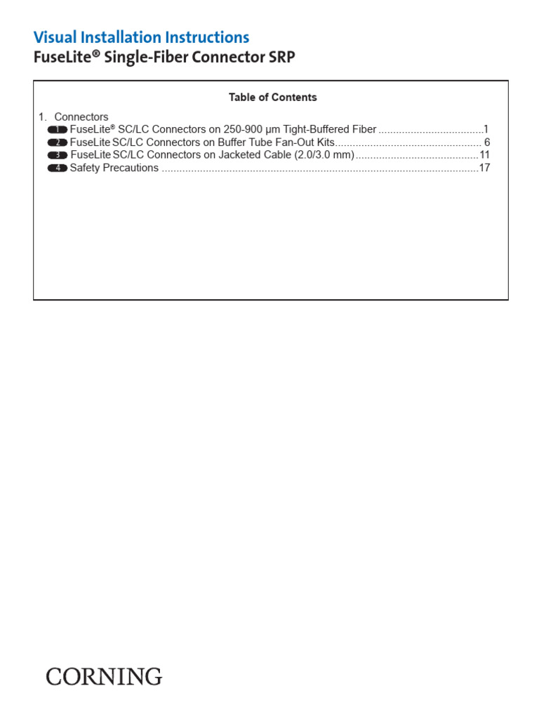 Corning Instructions | PDF