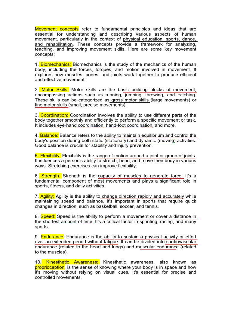 Movement Enhancement | PDF | Balance (Ability) | Flexibility (Anatomy)