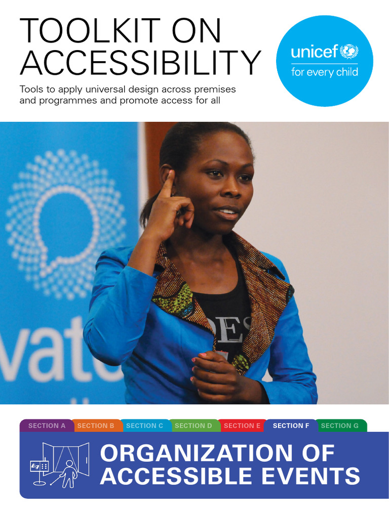 Accessibility Toolkit for UNICEF Staff | PDF