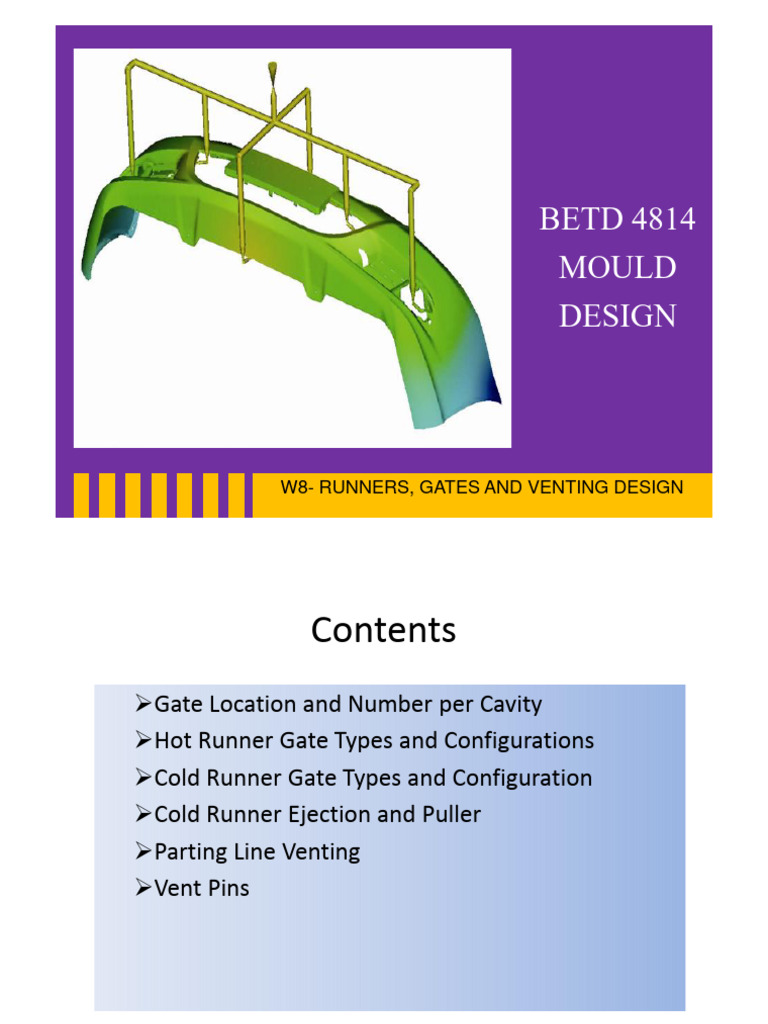 W7 Runner_ Gate Venting Design Complete | PDF