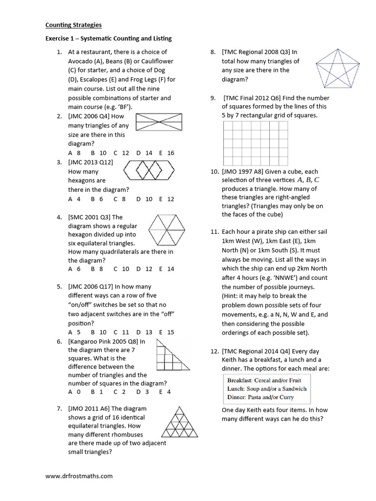 GCSE CountingStrategies | PDF