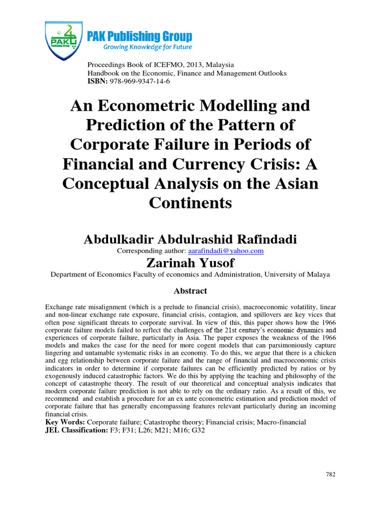 An Econometric Modelling and Prediction | PDF | Exchange Rate | Financial Contagion