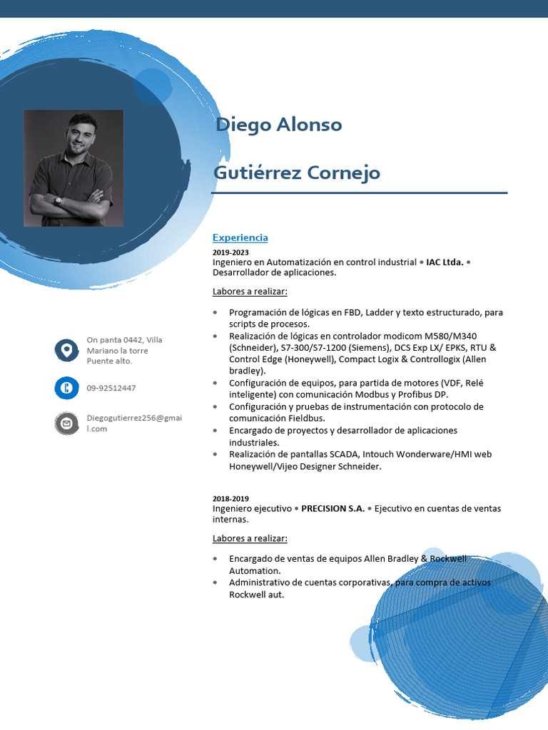 CV - Diego Gutierrez Cornejo | PDF