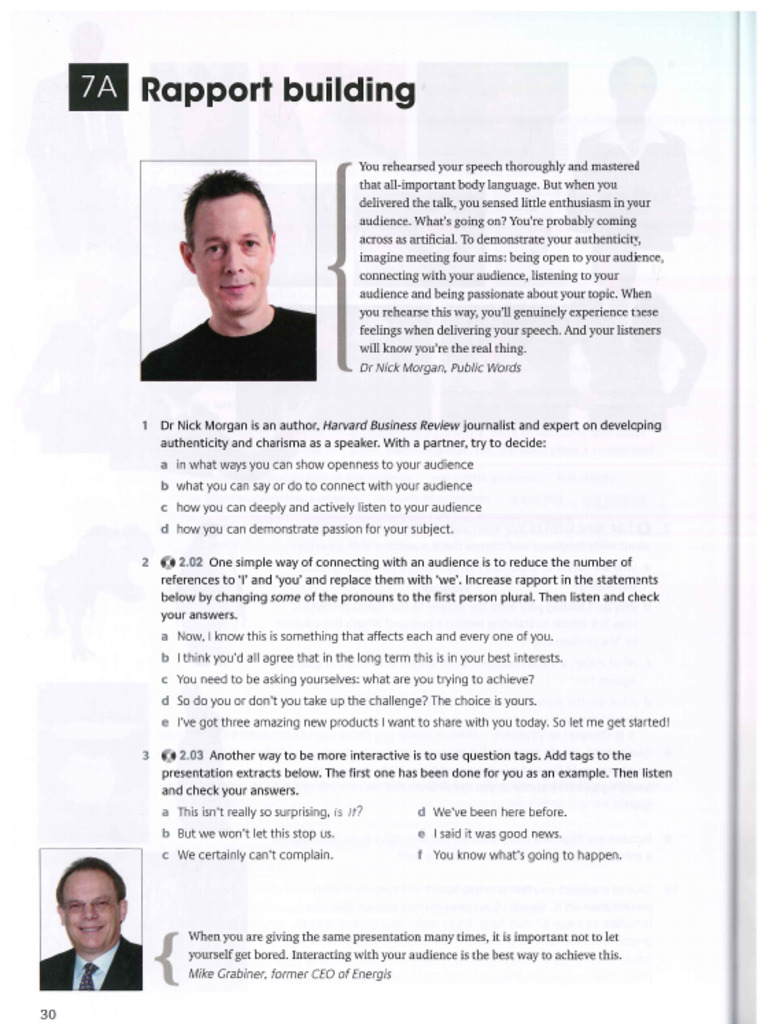 Rapport Building and Impact Techniques | PDF