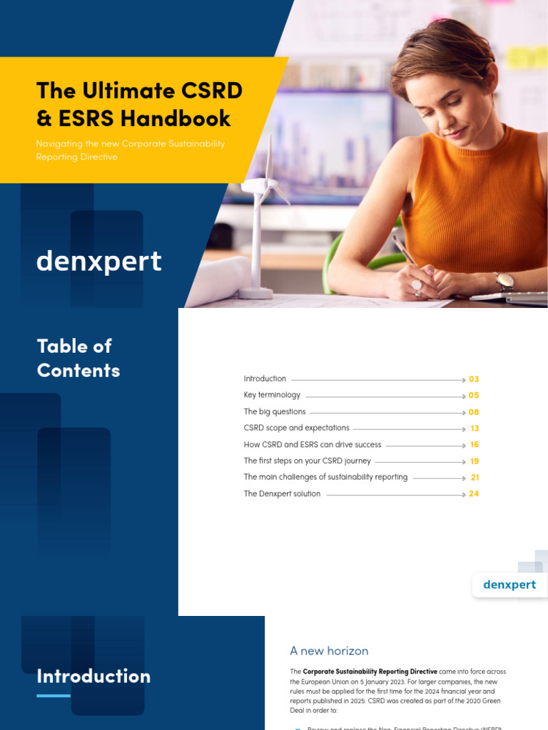 CSRD Ebook Denxpert | PDF | Sustainability | Business
