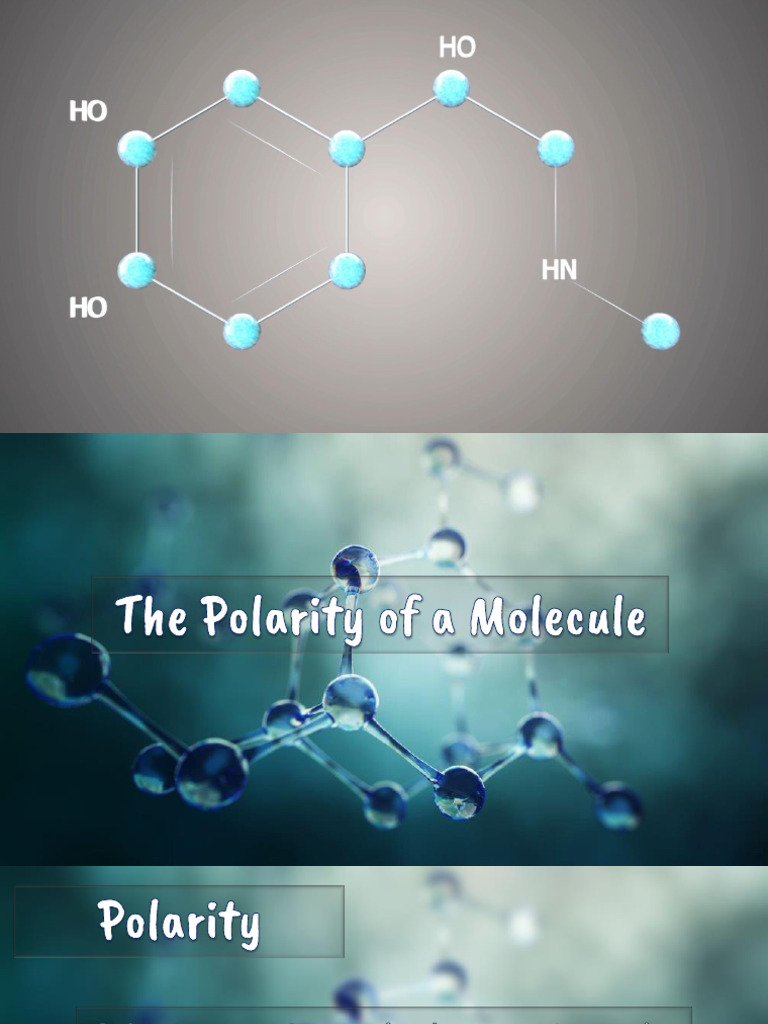 Lesson 4 The Polarity of A Molecule | PDF | Chemical Polarity | Solvation