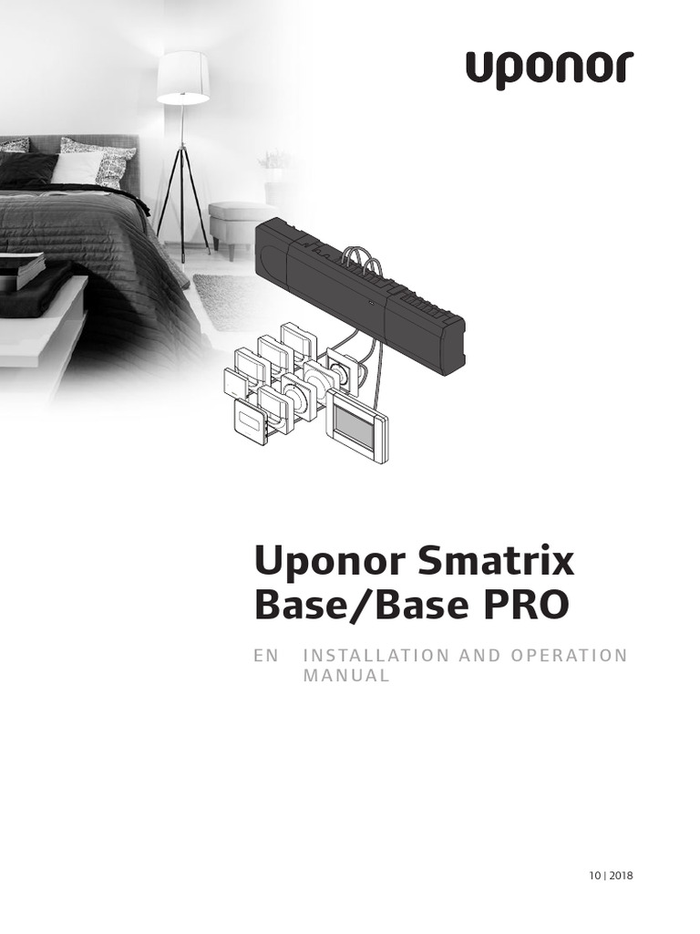 Uponor IOM Smatrix Base and Base PRO English | PDF