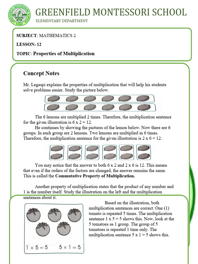 MATH-2-LESSON-12 | PDF
