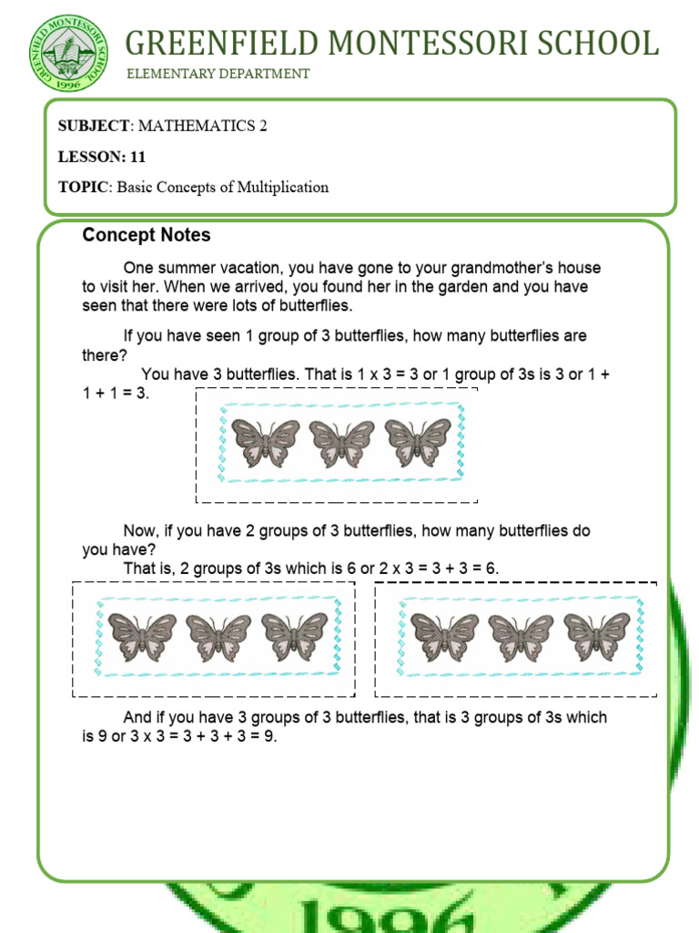 Math 2 Lesson 11 | PDF
