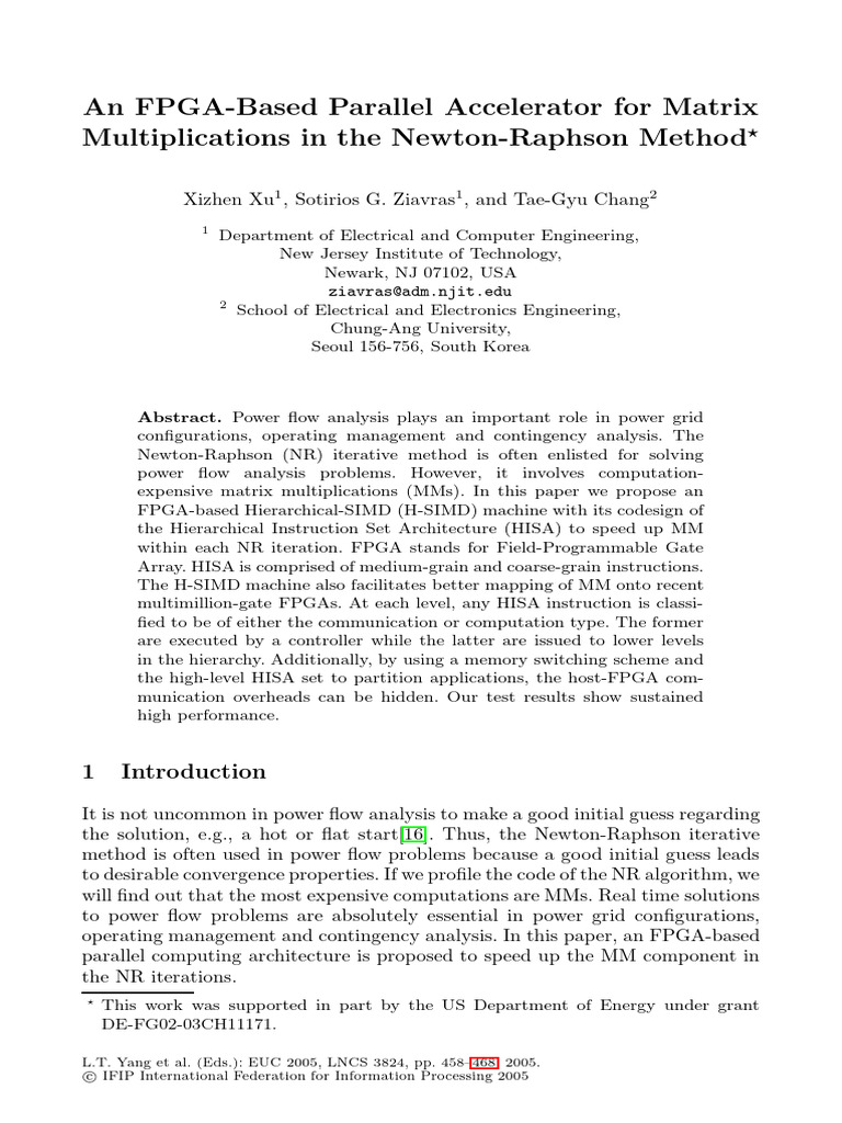 FPGA Newton Raphson | PDF