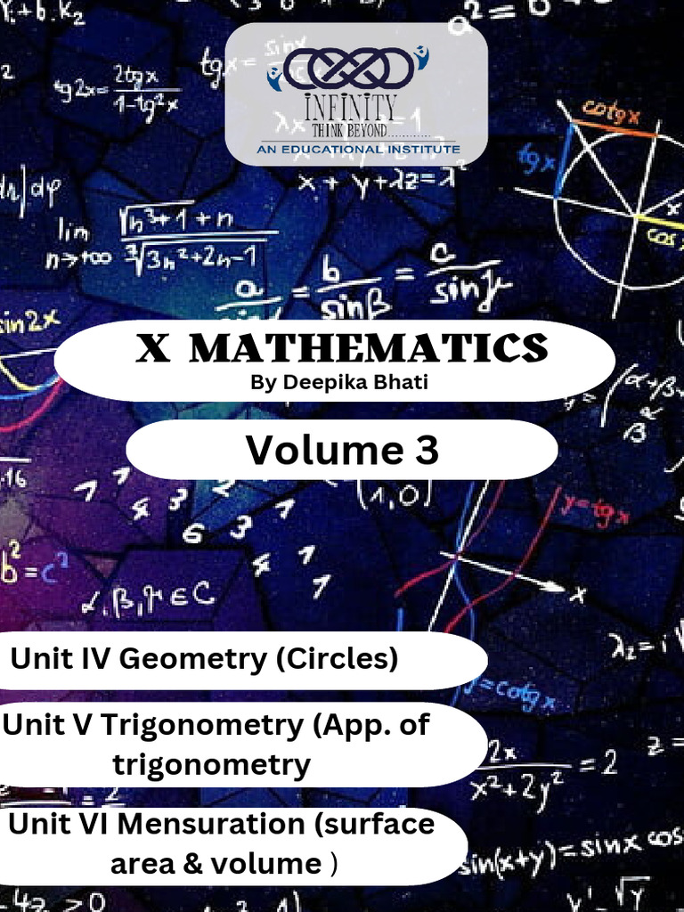 Volume 3 X Maths | PDF