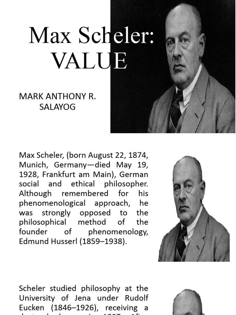 Max Scheler | PDF