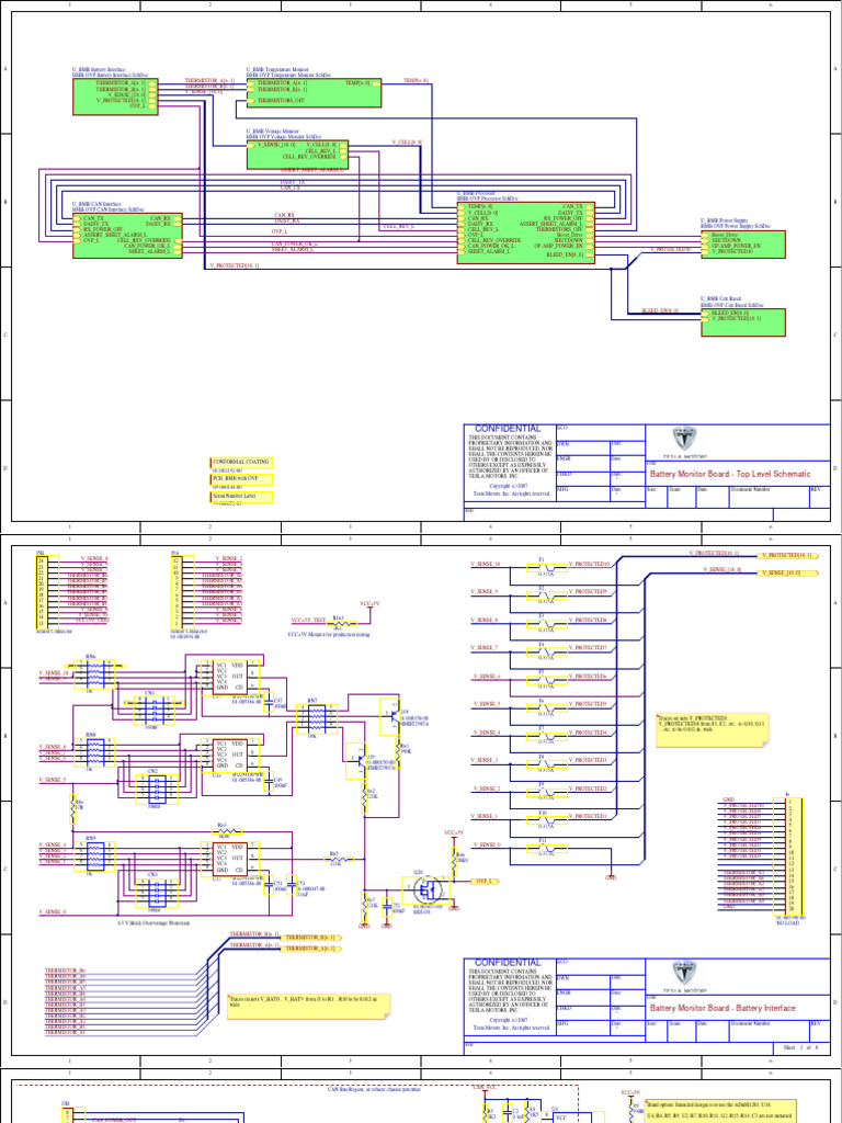 Battery Monitoring Board Tesla 1701959523 | PDF | Power Supply ...