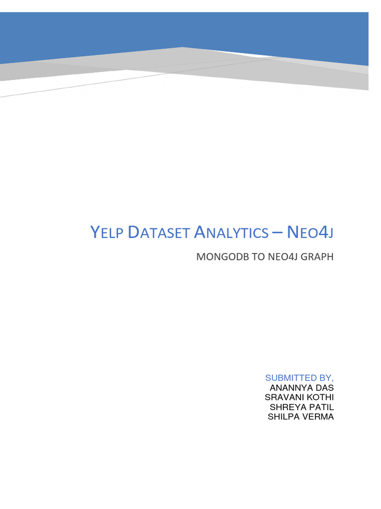 Yelp Dataset Analytics-Neo4j | PDF