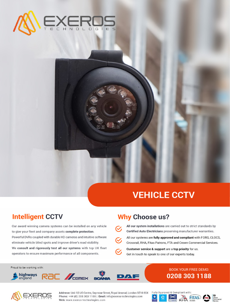 Exeros HGV CCTV Solutions Overview | PDF | Digital Video Recorder ...