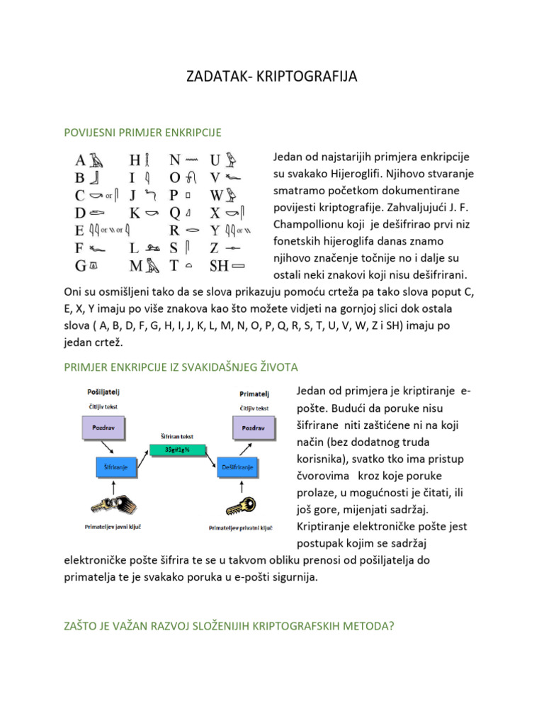 KRIPTOGRAFIJA | PDF
