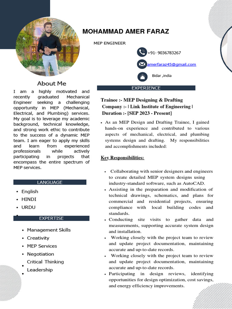 Amer Resume | PDF | Computers | Technology & Engineering