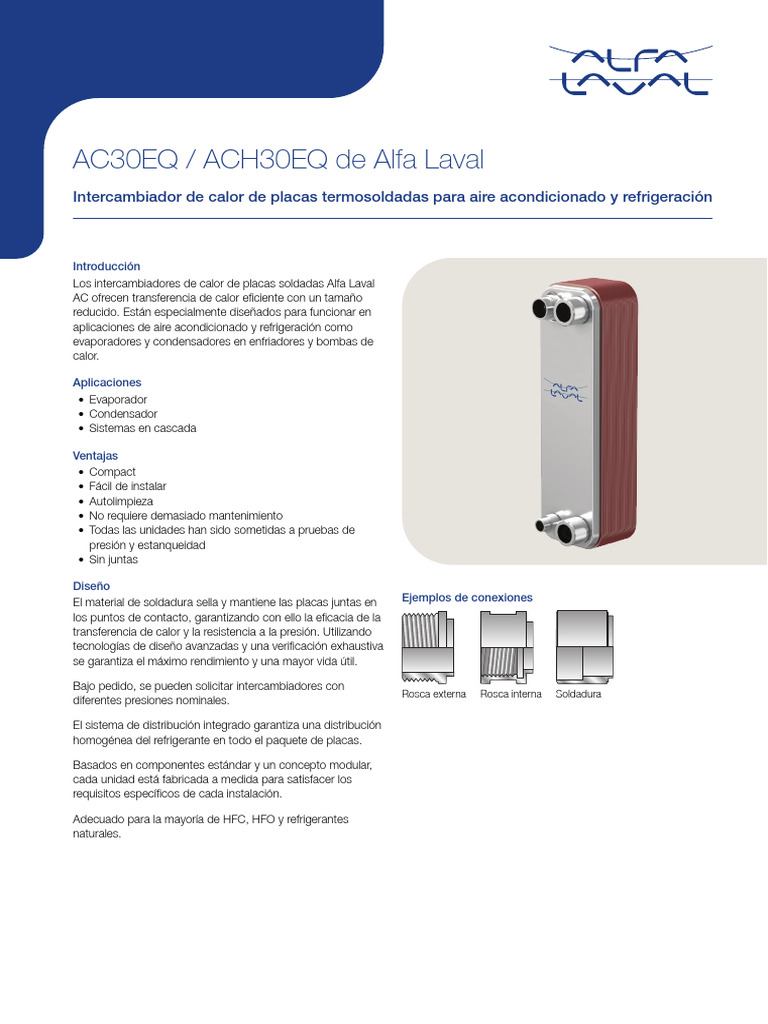 Alfa Laval Ac30eq Product Leaflet Es | PDF