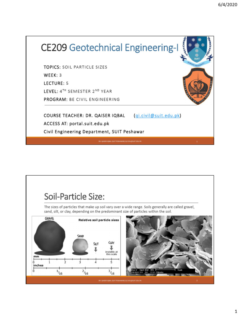 5-Soil Particle Sizes | PDF