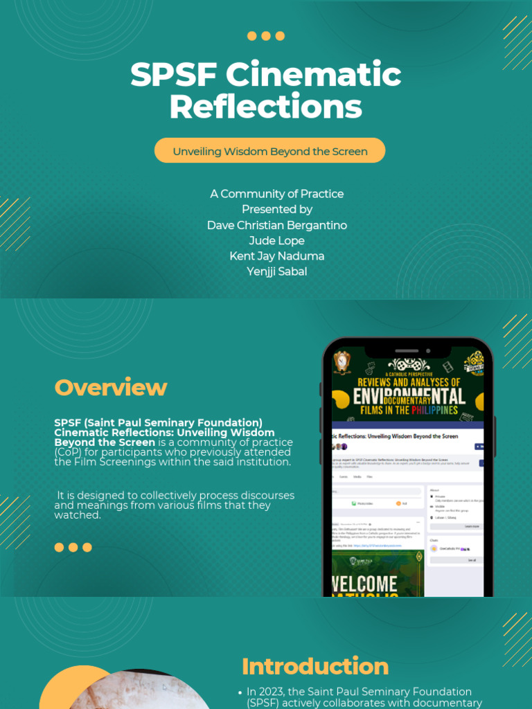 SPSF Cinematic Reflections | PDF