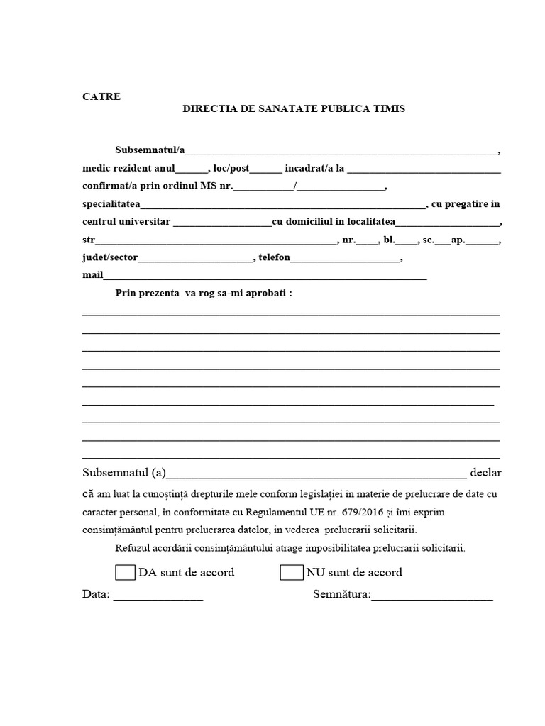 model-cerere-solicitari-diverse | PDF