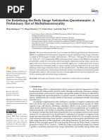 Body Image Satisfaction Rating Scale | PDF | Body Image | Psychology