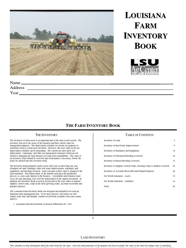 Pub 1849 Farminventorybook | PDF