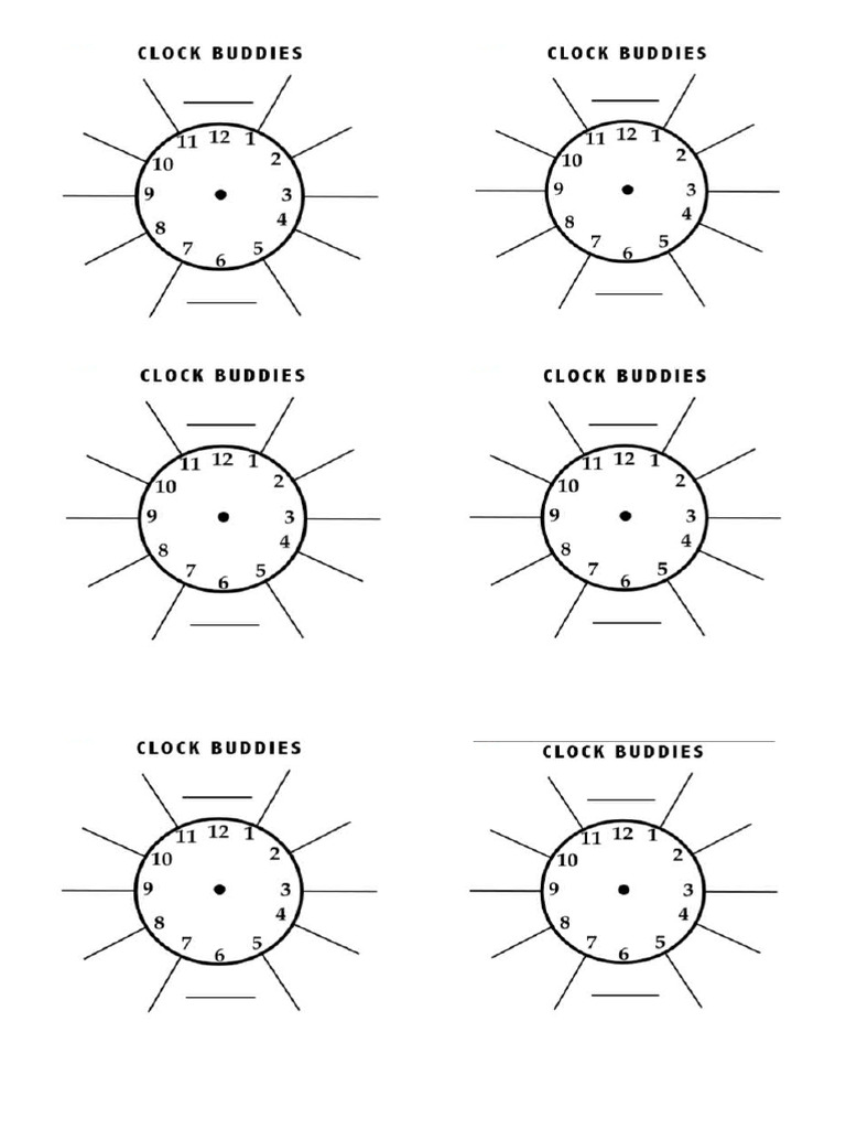 Clock Buddies | PDF