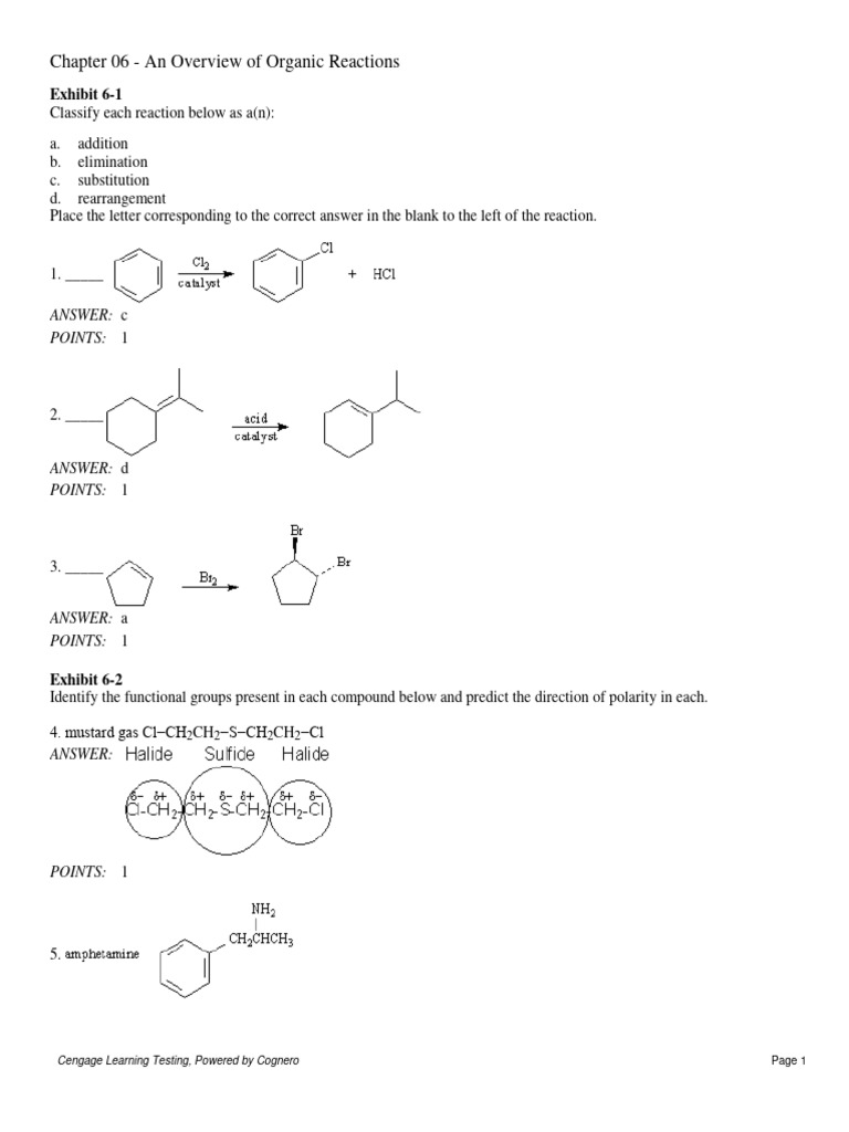 Chapter 06 An Overview of Organic Reactions | PDF