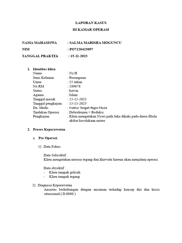 Resume Fraktur Salma | PDF