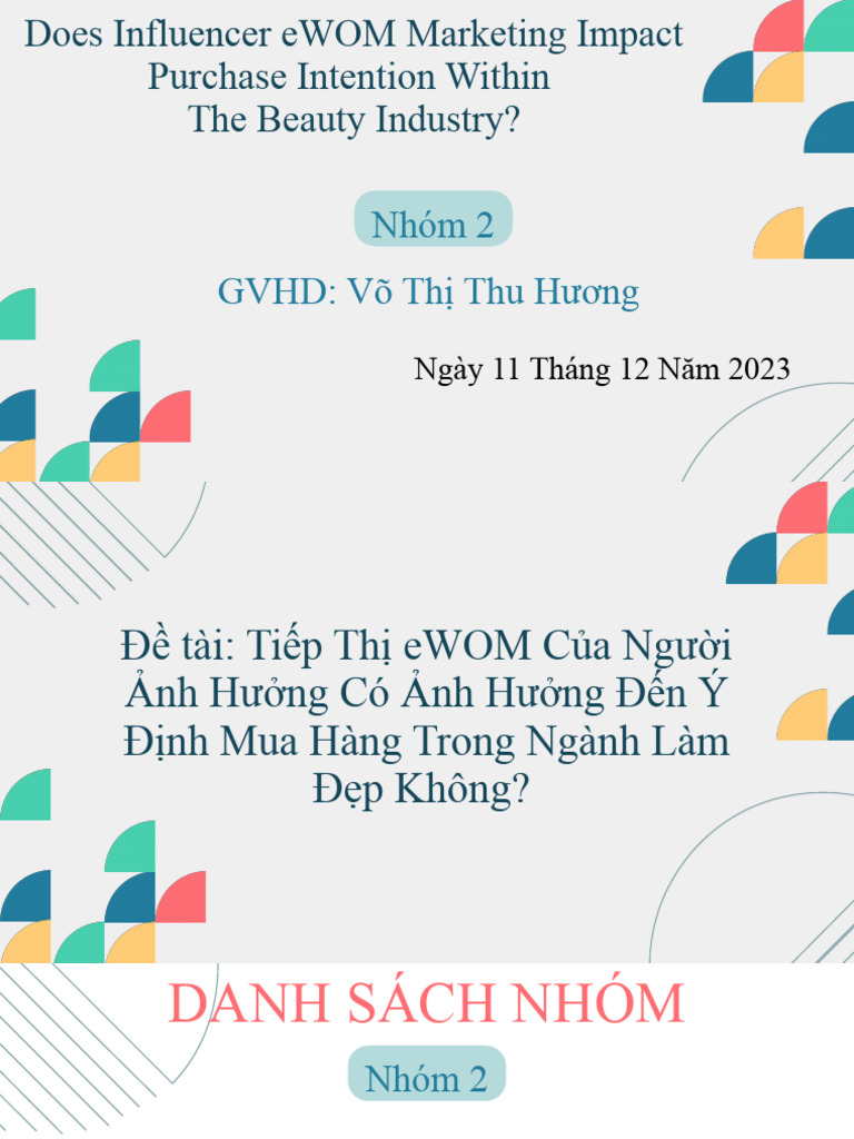 NCKH Nhom 2 | PDF