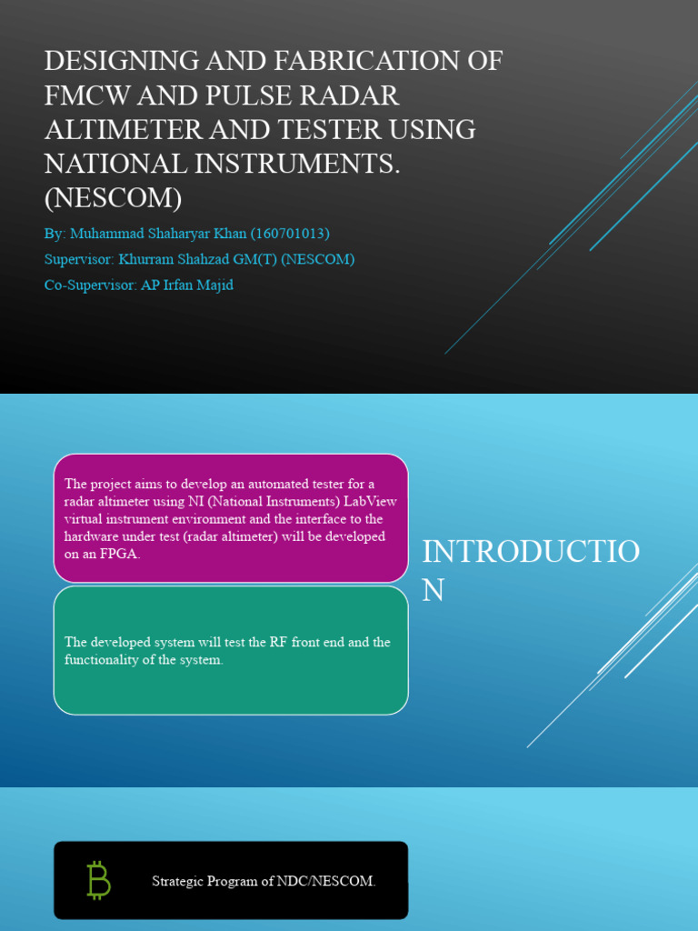 Radar Altimeter Tester Design | PDF | Software Engineering | Systems ...