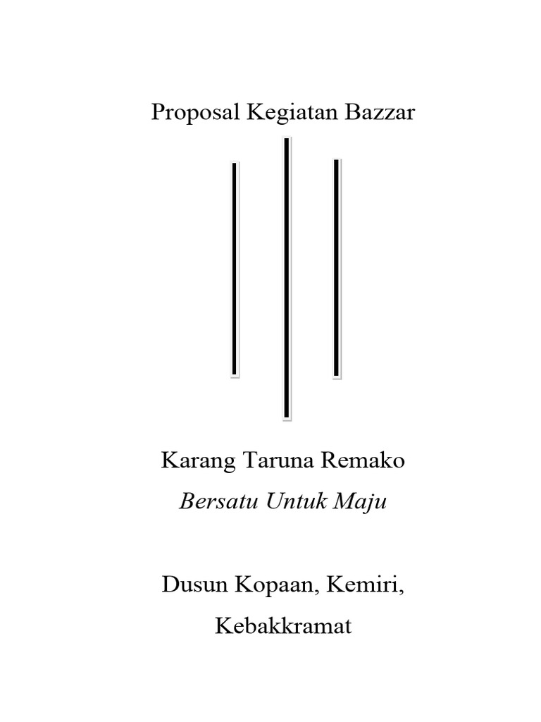 Proposal Bazzar | PDF