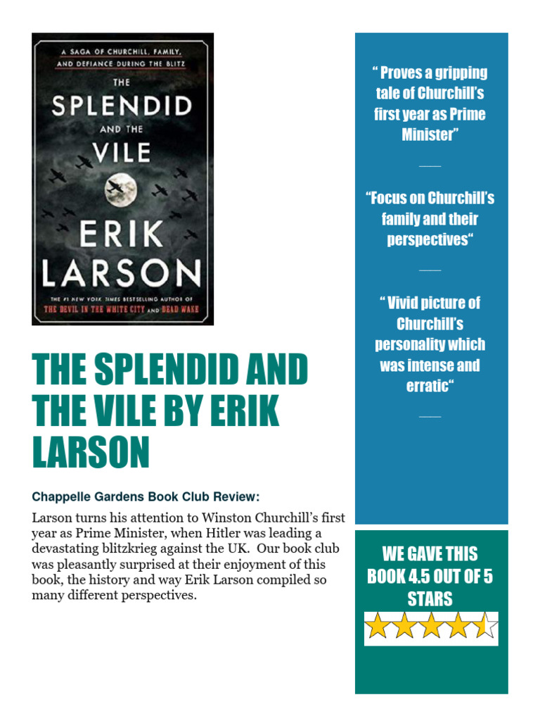 The Splendid and the Vile by Erik Larson | PDF