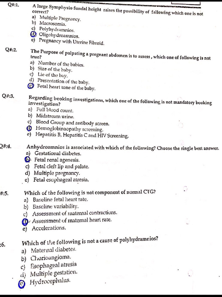 2021 Obs Bcqs by DR Shahzaib Sikander Me | PDF