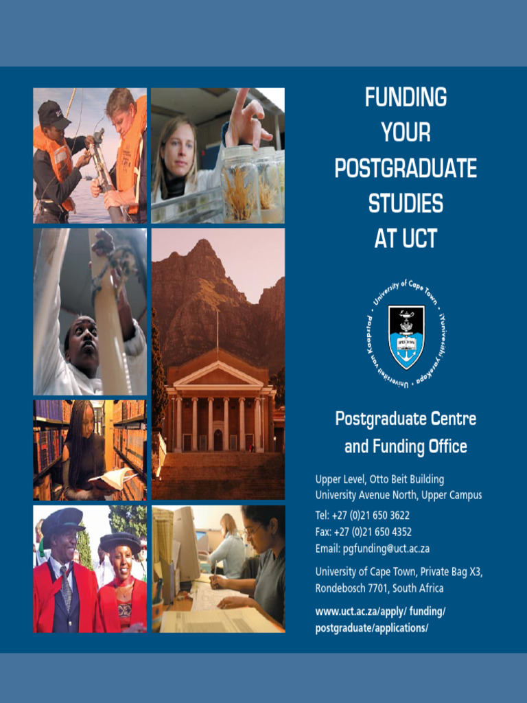 UCT Postgraduate Funding Guide | PDF | Finance & Money Management