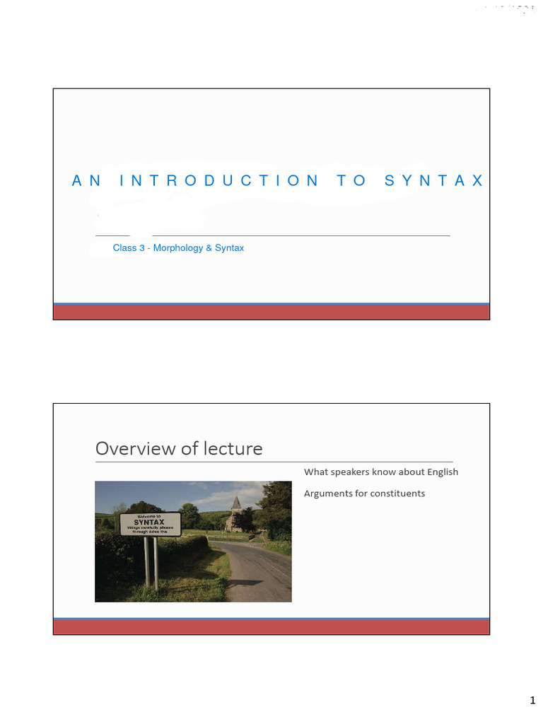 An Introduction To Syntax L3 Pdf