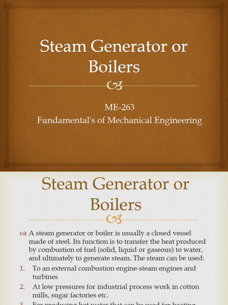 05.Lecture_05_Steam Generator or Boilers | PDF