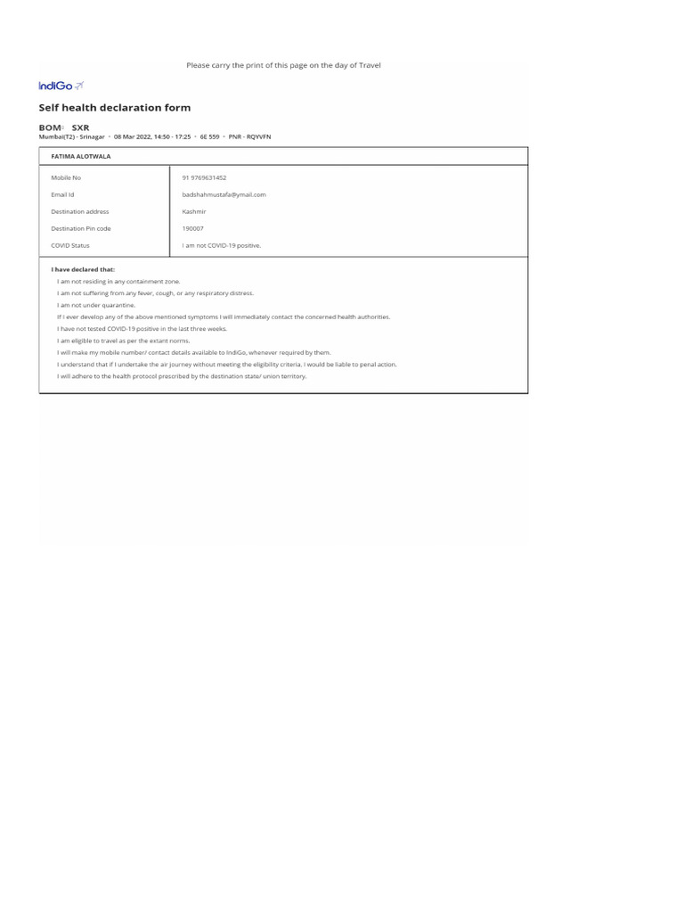 Fatema Ben Alotwala CVD | PDF