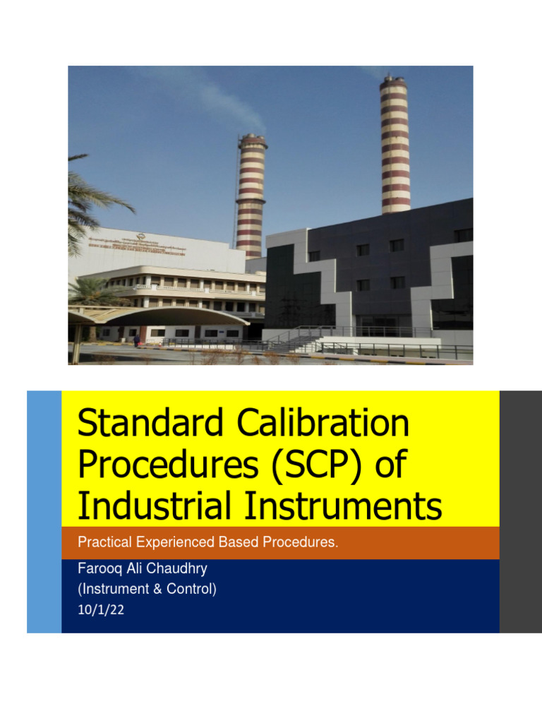 Calibration Procedures Pdf