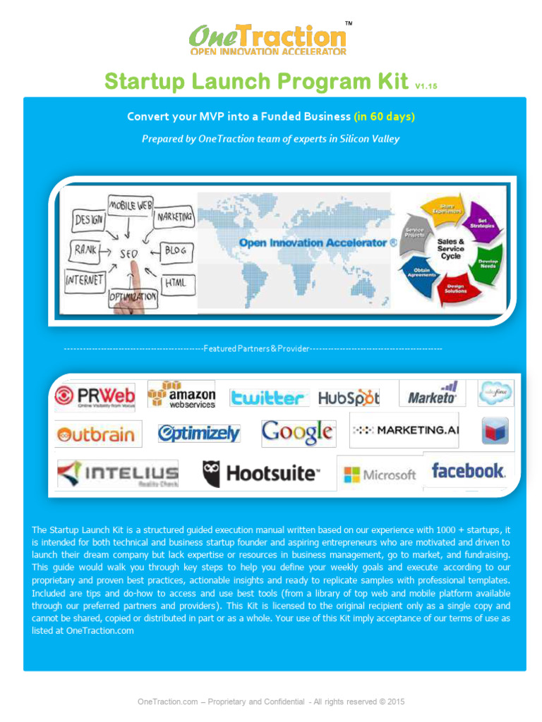 Onetraction Startup Launch Kit | PDF