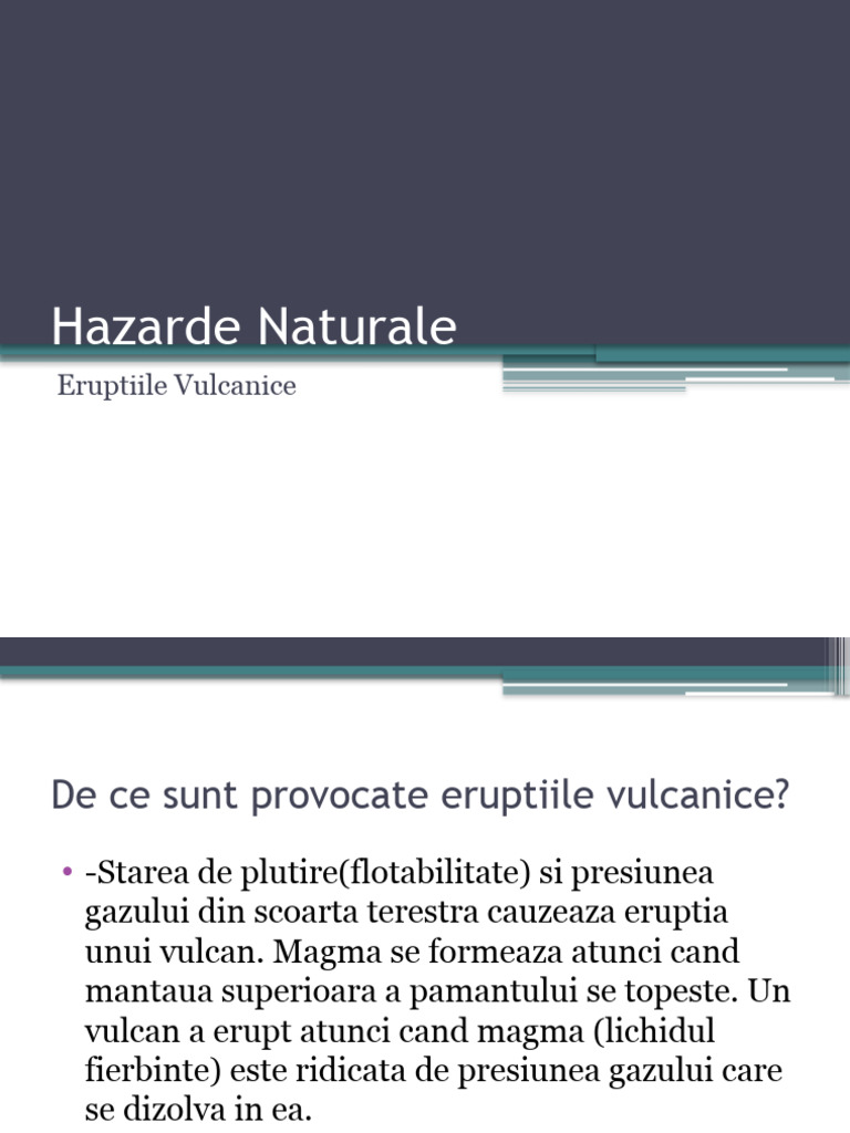 Hazarde Naturale | PDF