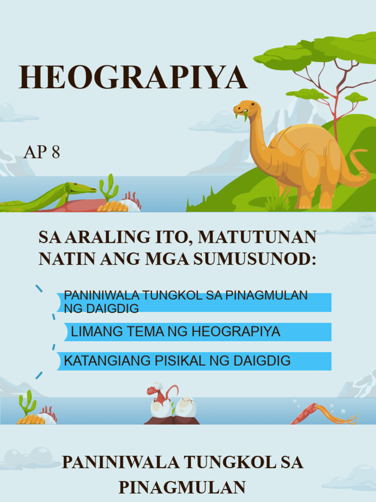 Heograpiya | PDF
